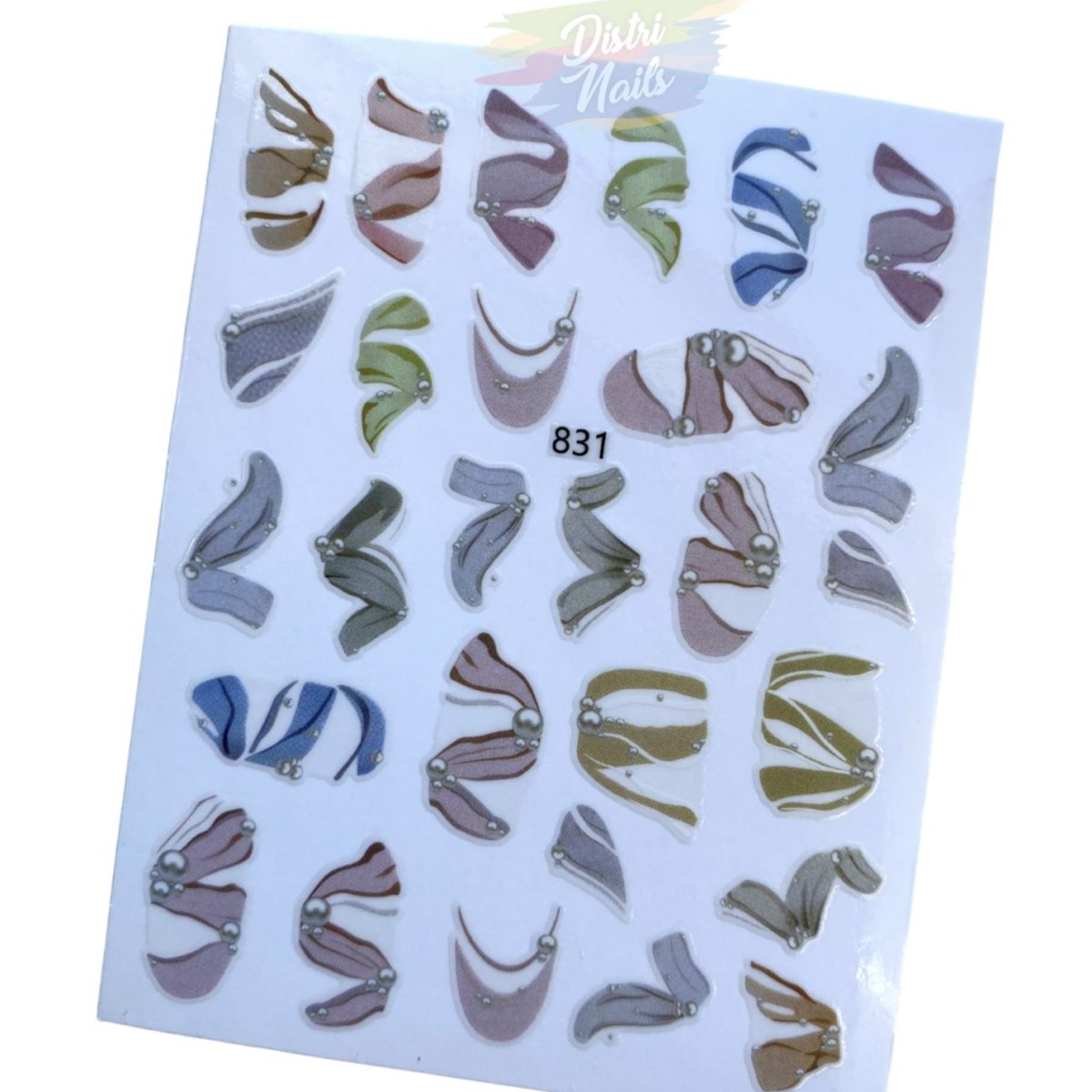 Stickers para uñas – Paris Night (831) – Distri Nails – Insumos para uñas